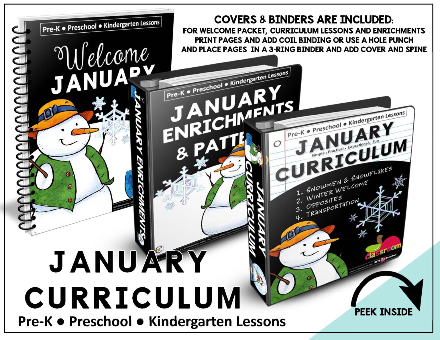 September To May Lesson Plans Preschool to Kindergarten Curriculum ...