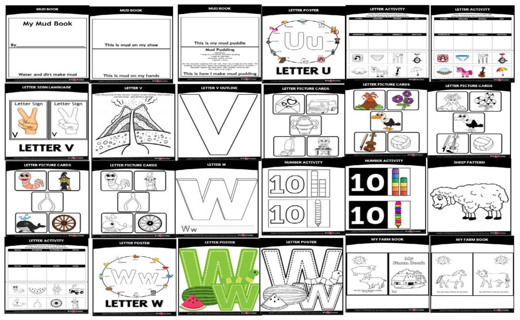 September To May Lesson Plans Preschool to Kindergarten Curriculum ...