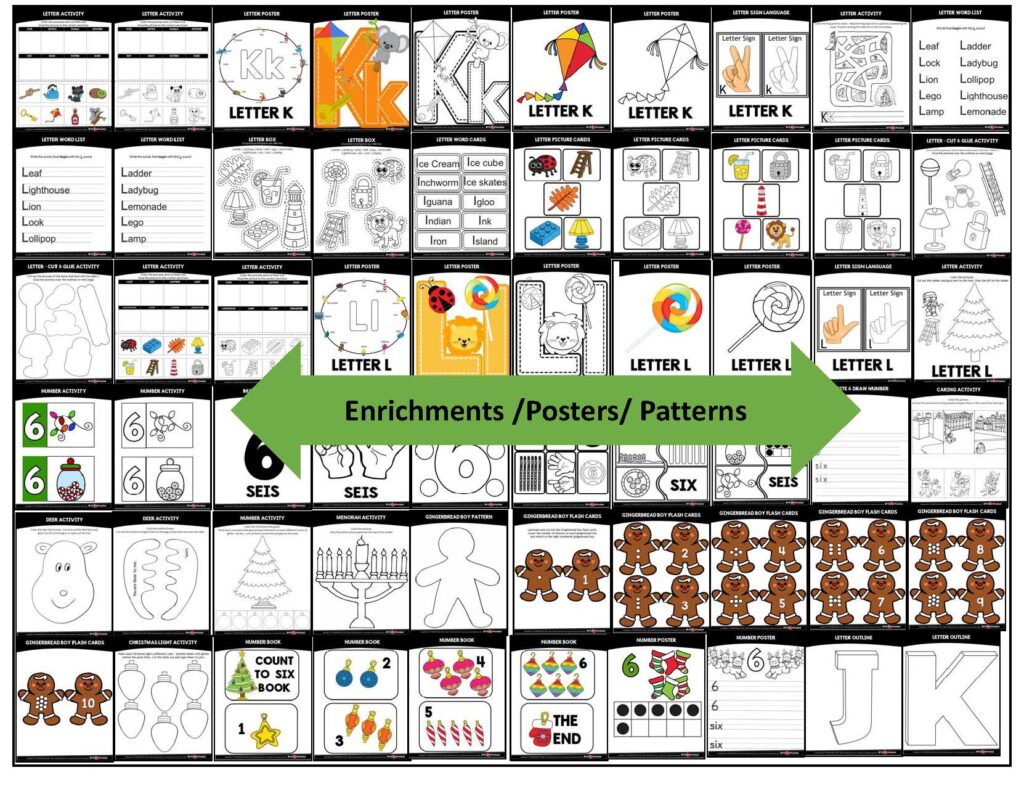 September To May Lesson Plans Preschool to Kindergarten Curriculum ...