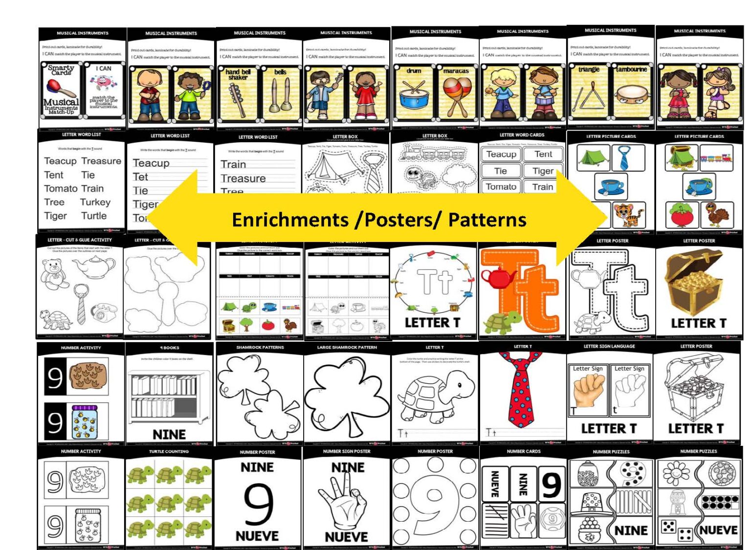 September To May Lesson Plans Preschool to Kindergarten Curriculum ...