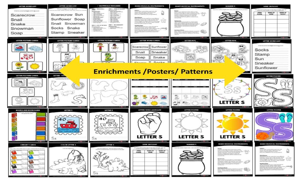 September To May Lesson Plans Preschool to Kindergarten Curriculum ...