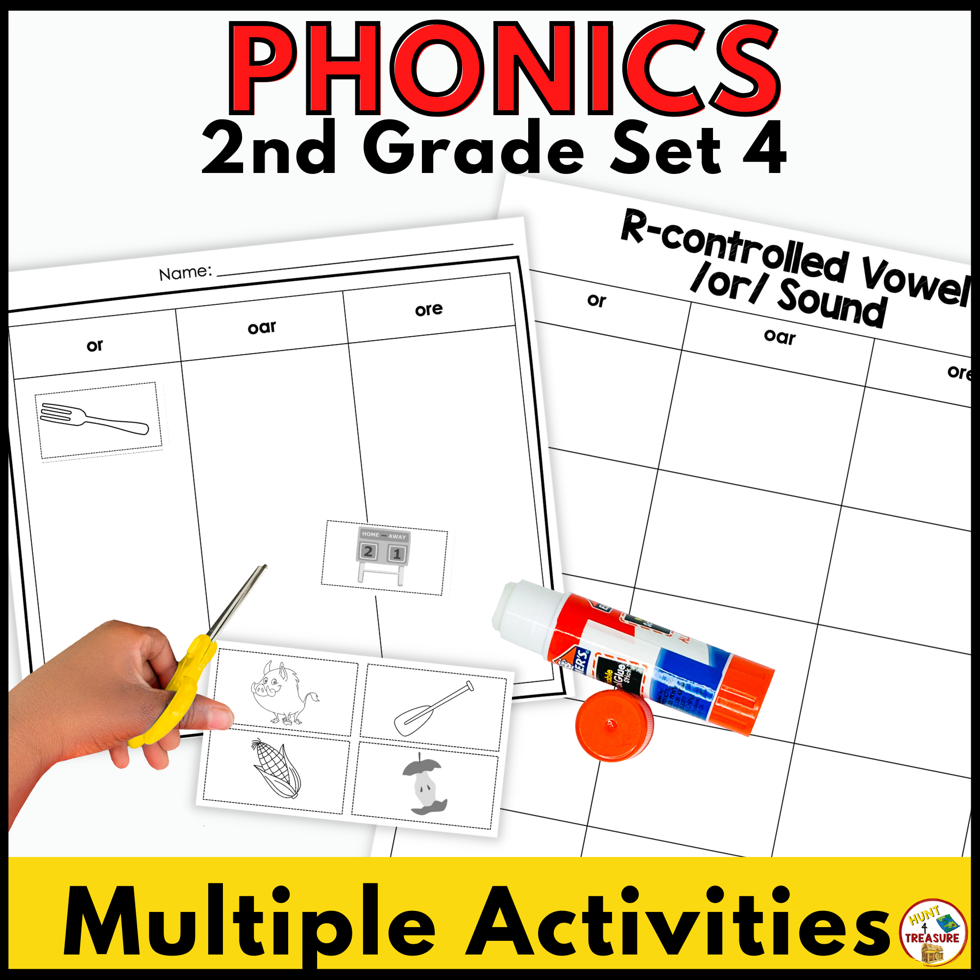Benchmark Advance Phonics Anchor Charts & Activities | 2nd Grade Unit 4 ...
