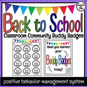 Positive Classroom Community Behavior Plan | Be Kind Buddy Badges ...