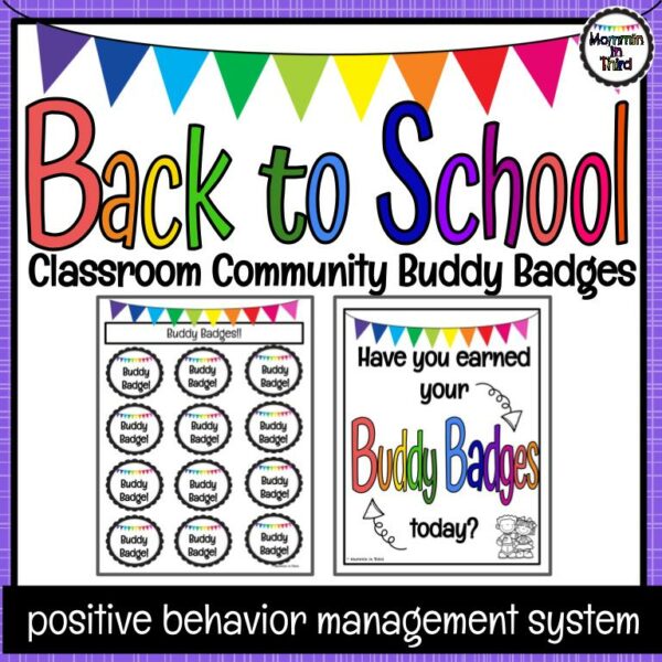Positive Classroom Community Behavior Plan | Be Kind Buddy Badges ...