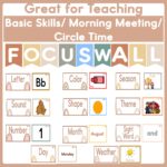 Boho Rainbow Classroom Décor Preschool & Pre-K Focus Wall | Made By ...