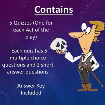 Hamlet Acts 1-5 Quizzes - Made By Teachers