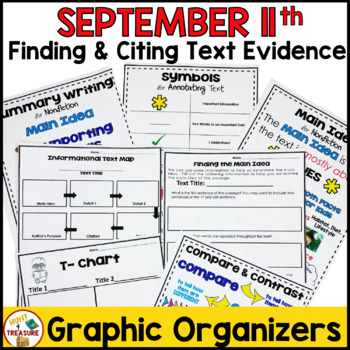 September 11th Reading Activities | Finding and Citing Text Evidence ...
