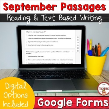 September 11th and Labor Day Paired Passages | Reading and Writing ...