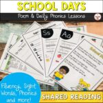 Back to School Poem | Five Day Shared Reading Plan for Pre-K and ...