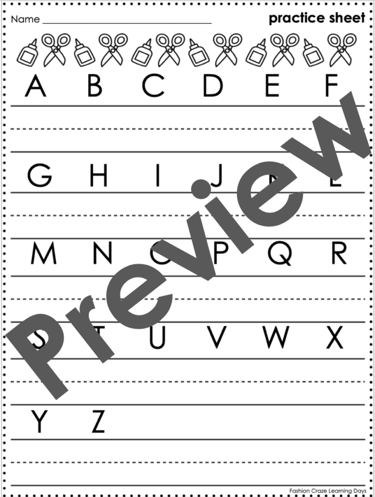 Handwriting Practice Sheets for Each Month - Made By Teachers
