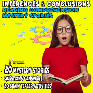 Brain Teaser Mystery Stories Grades 3-4: Making Inferences and ...