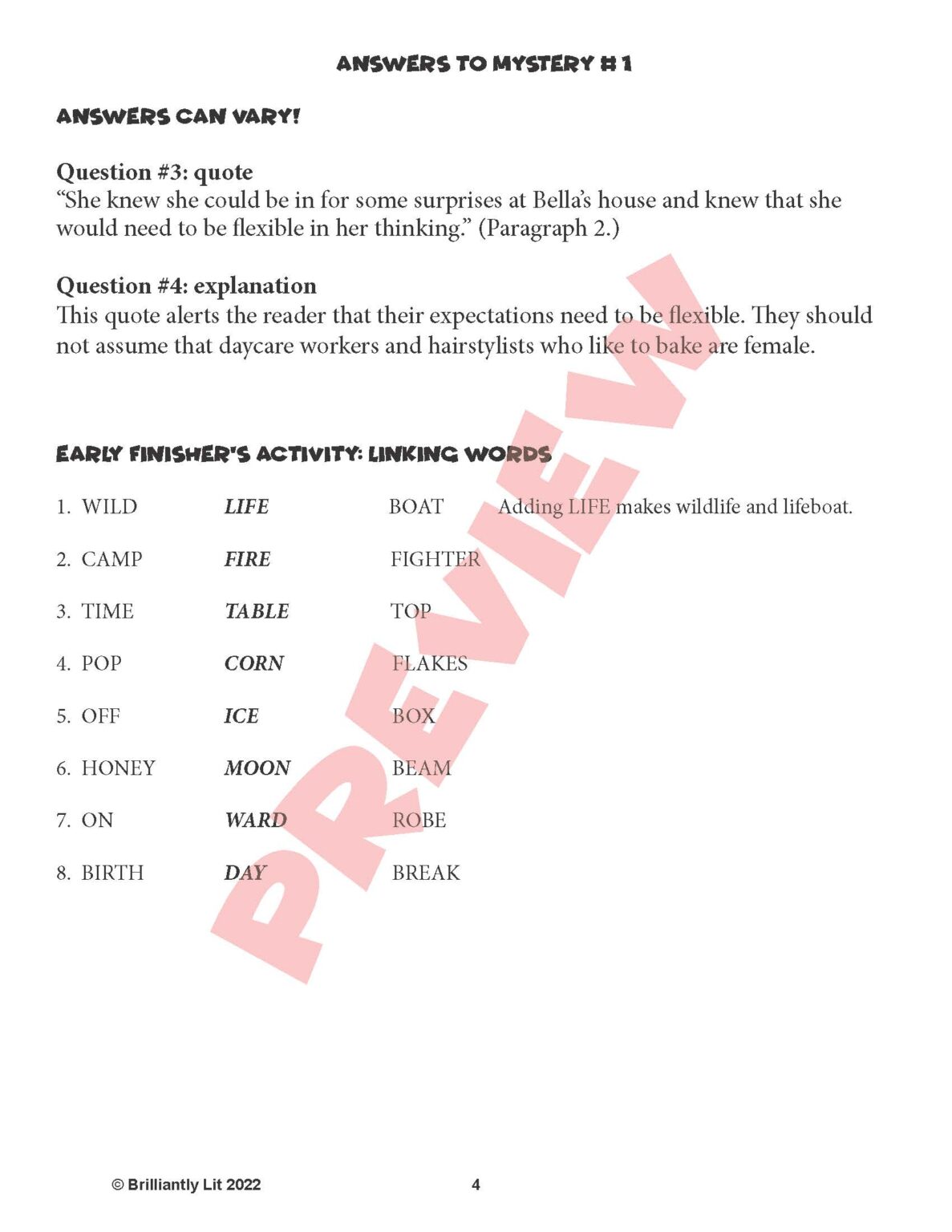 20 READING COMPREHENSION MYSTERY STORIES: Inferences & Conclusions ...