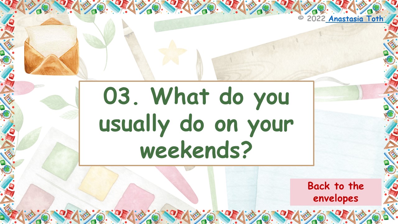 ESL Speaking activity | Back to school for primary/middle school | Made ...