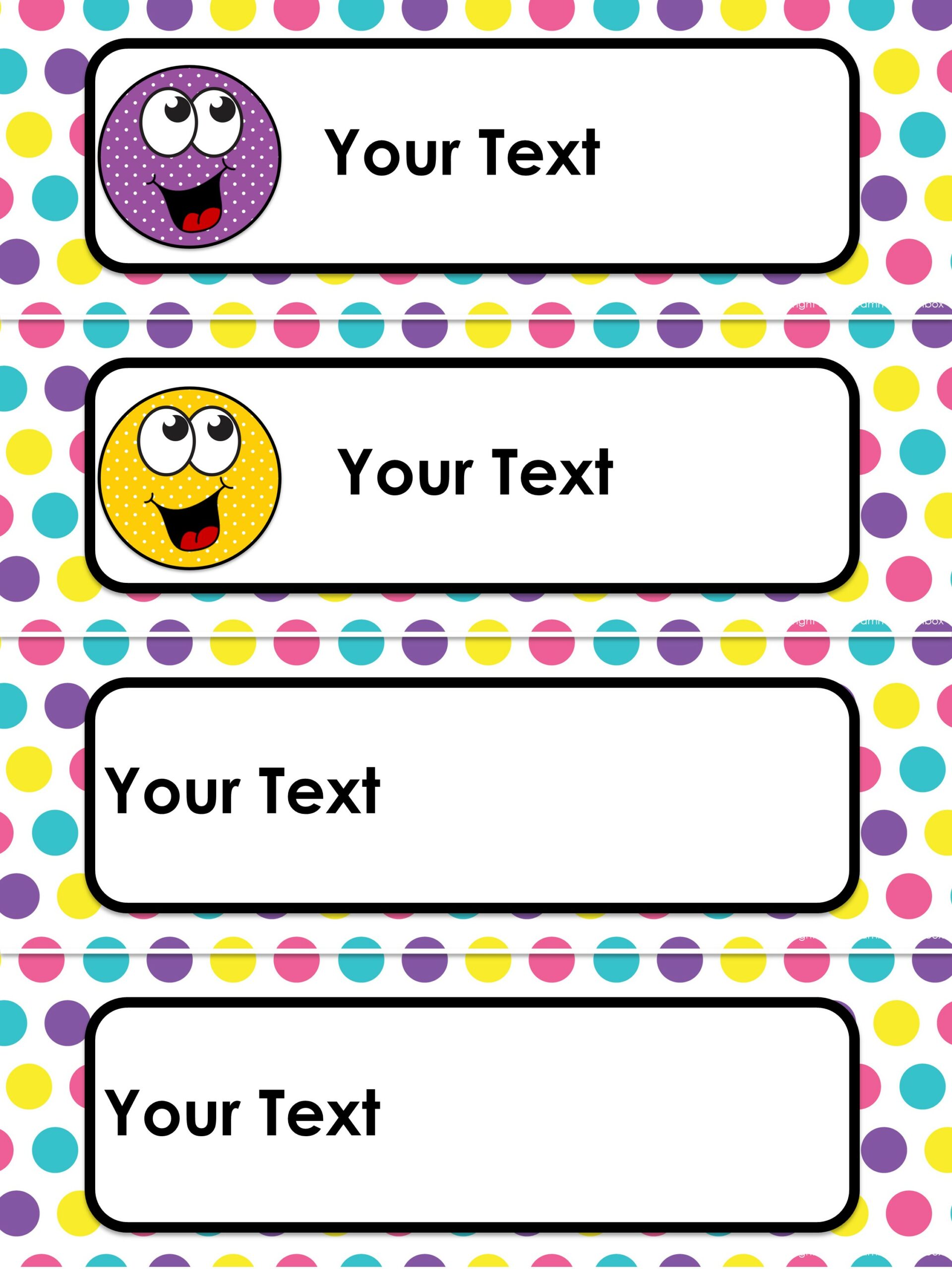 Classroom Schedule Decor in Polka Dot Theme - Made By Teachers