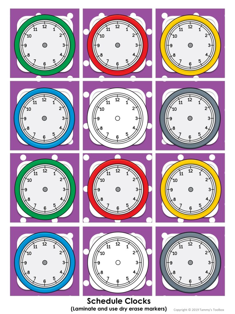 Classroom Schedule Decor in Polka Dot Theme - Made By Teachers