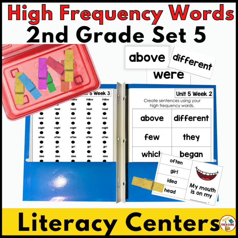 Benchmark Advance Vocabulary Center Activities | Second Grade Unit 1 ...