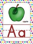 Alphabet Posters and Phonics Charts in Polka Dot Classroom Decor Theme ...