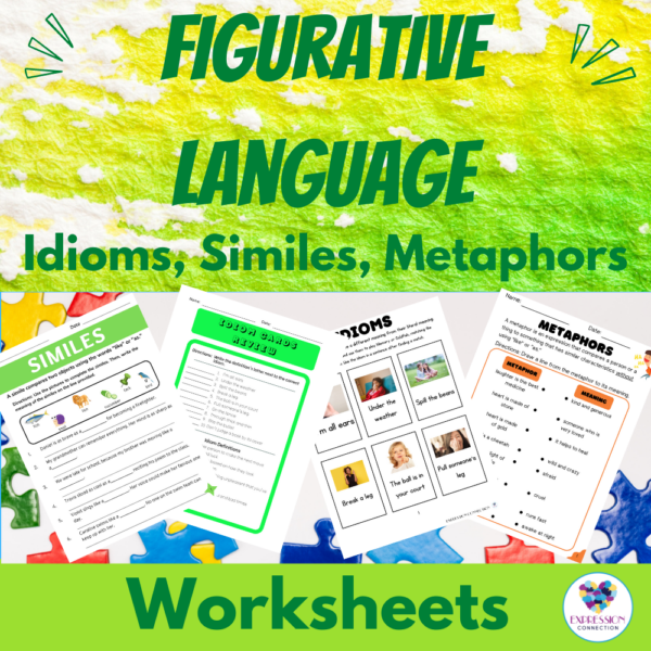 Figurative Language-Idioms Similes Metaphors | Made By Teachers