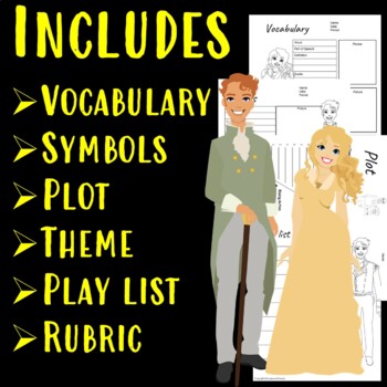 Pride and Prejudice Graphic Organizers - Made By Teachers