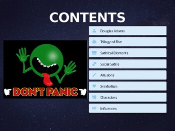 Hitchhiker's Guide to the Galaxy: Introduction PPT - Made By Teachers