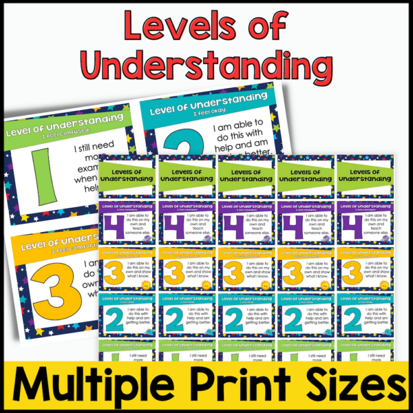 Space Theme Classroom Decor | Student Self Reflection Levels of ...