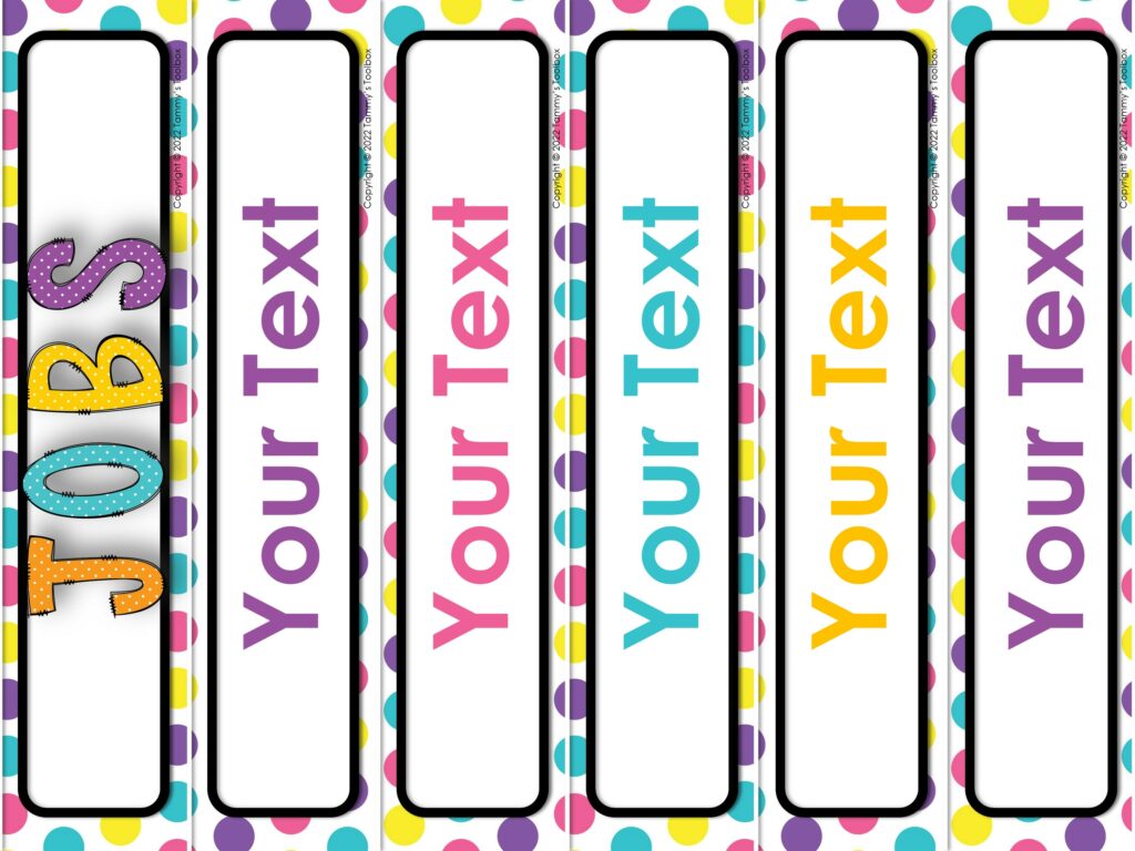 Editable Class Job Chart and Classroom Helpers Display - Made By Teachers