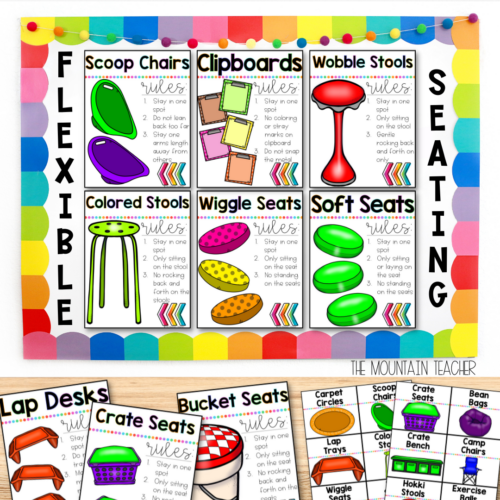 Editable Flexible Seating Anchor Charts - Made By Teachers