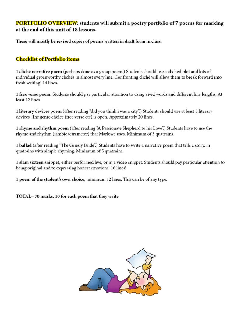 POETRY WRITING UNIT: 18 Creative Writing Lessons - Made By Teachers