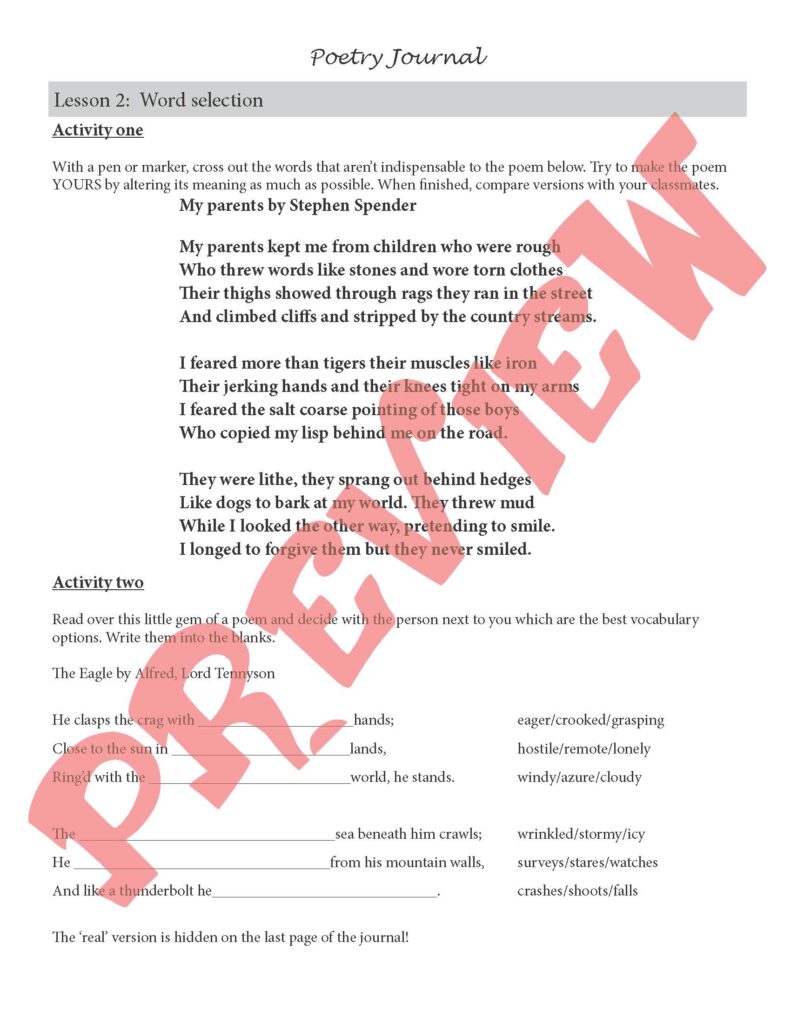 POETRY WRITING UNIT: 18 Creative Writing Lessons - Made By Teachers