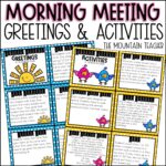 Morning Meeting Greetings and Activities | Print and Digital for Google ...