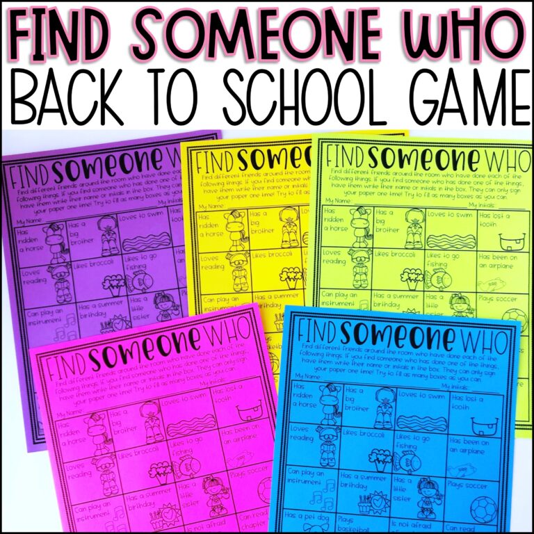 Find Someone Who... Get to Know You Activity | Made By Teachers