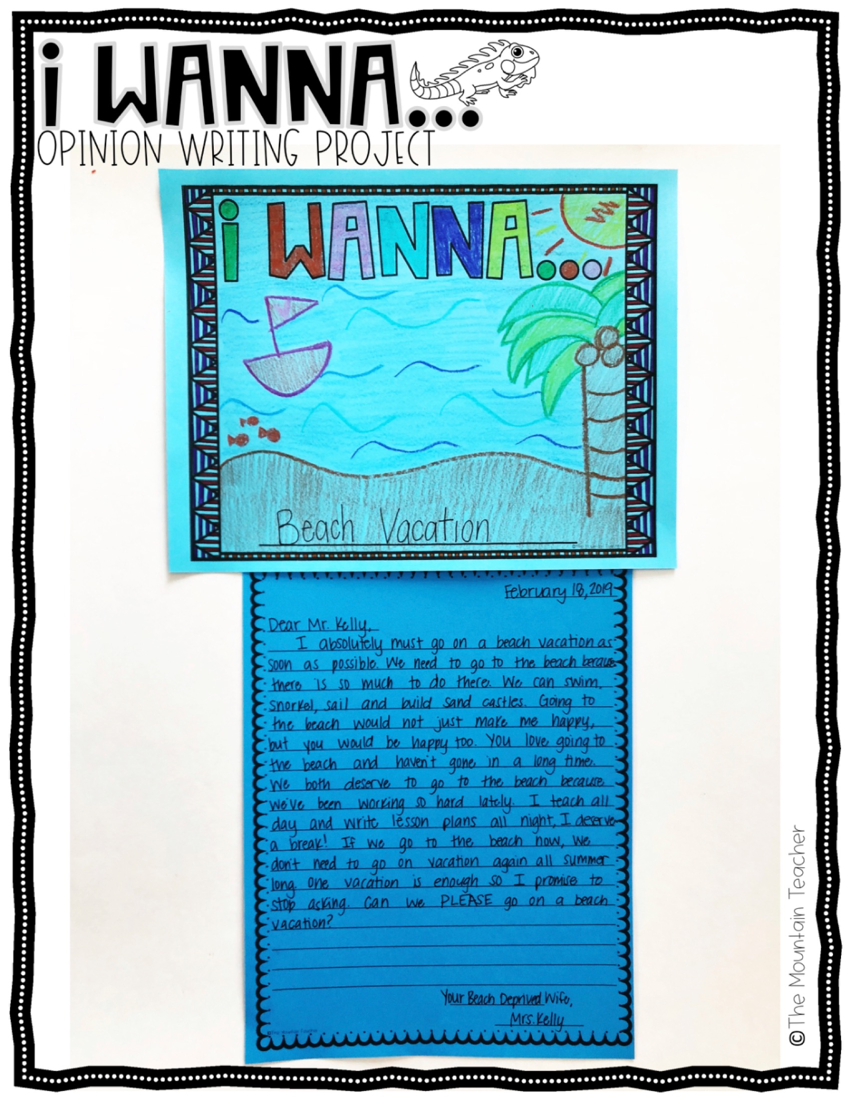 I Wanna | Persuasive Letter Writing Template | Made By Teachers