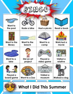 All About Me Bingo Game for Back to School - Made By Teachers