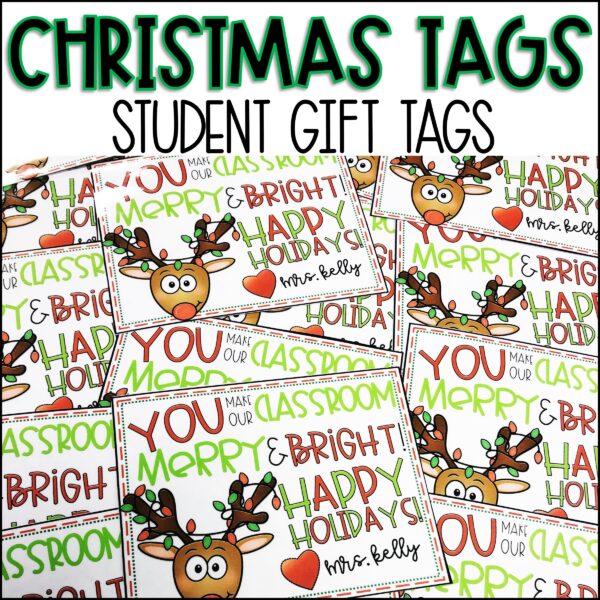 Christmas Gift Tags to Students | Made By Teachers