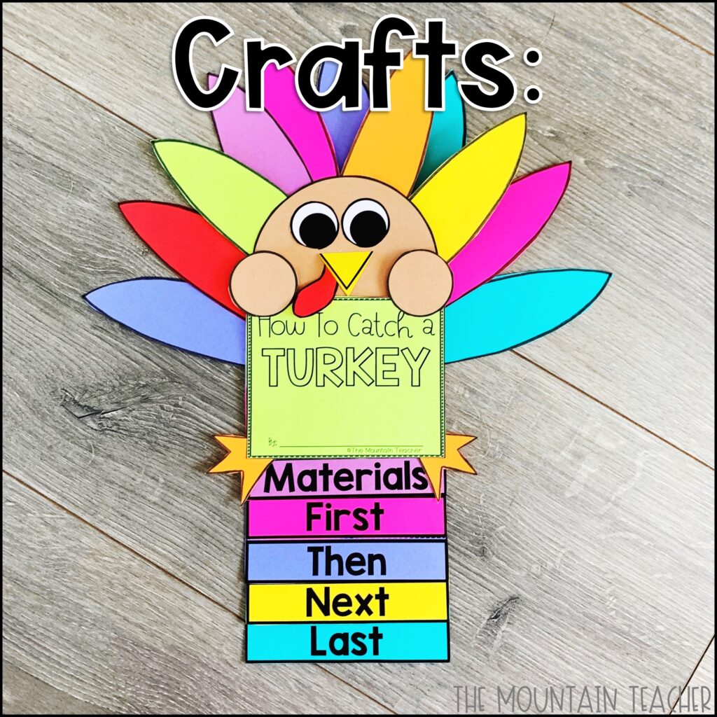 How To Catch a Turkey Writing Template and Craft - Made By Teachers