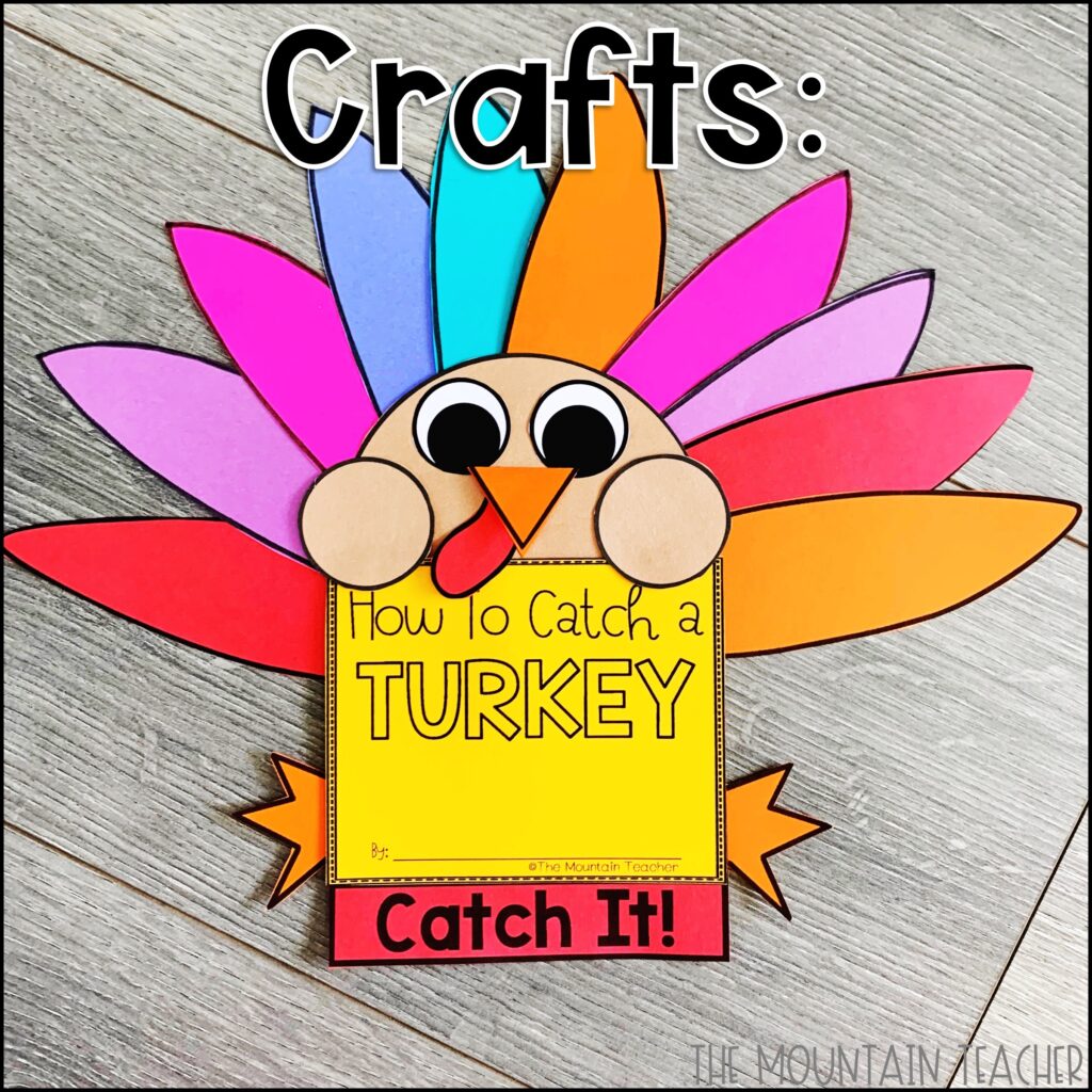 How To Catch a Turkey Writing Template and Craft - Made By Teachers