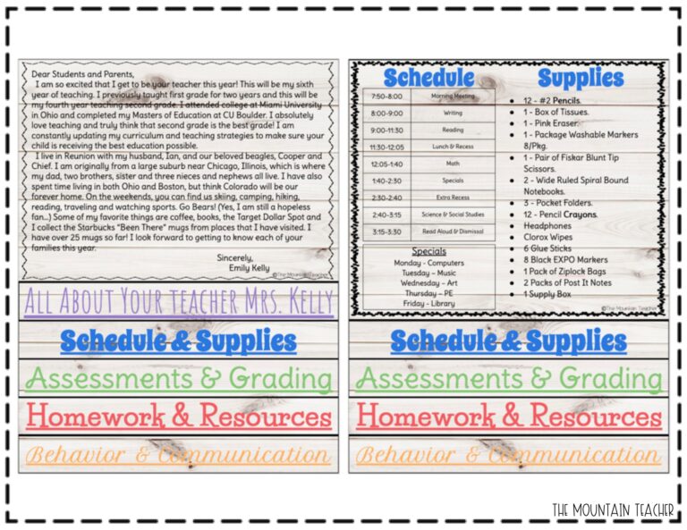 Meet the Teacher Template | Editable Flip Book | Digital and Printable ...