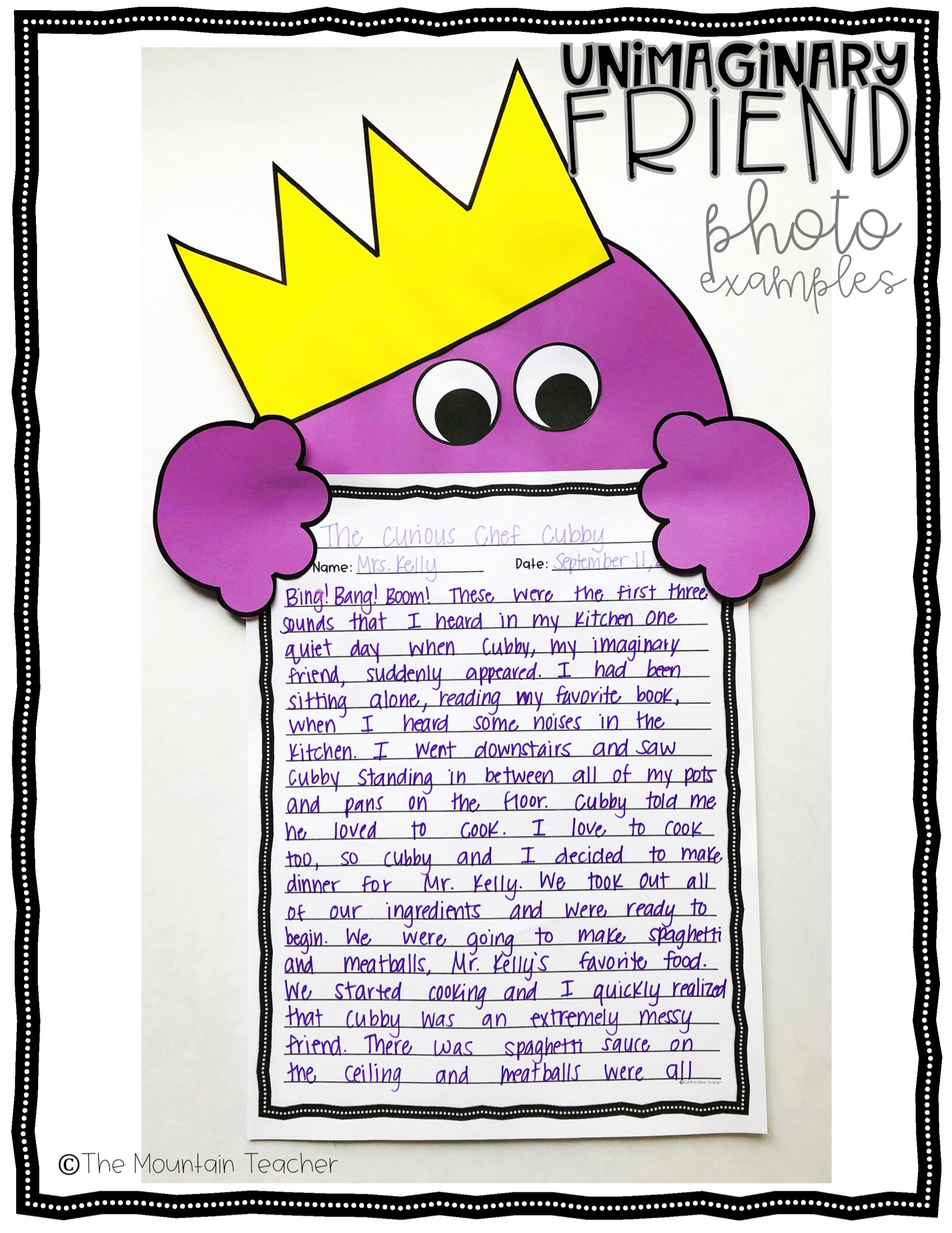 Beekle Imaginary Friend Narrative Writing Prompt and Activity | Made By ...