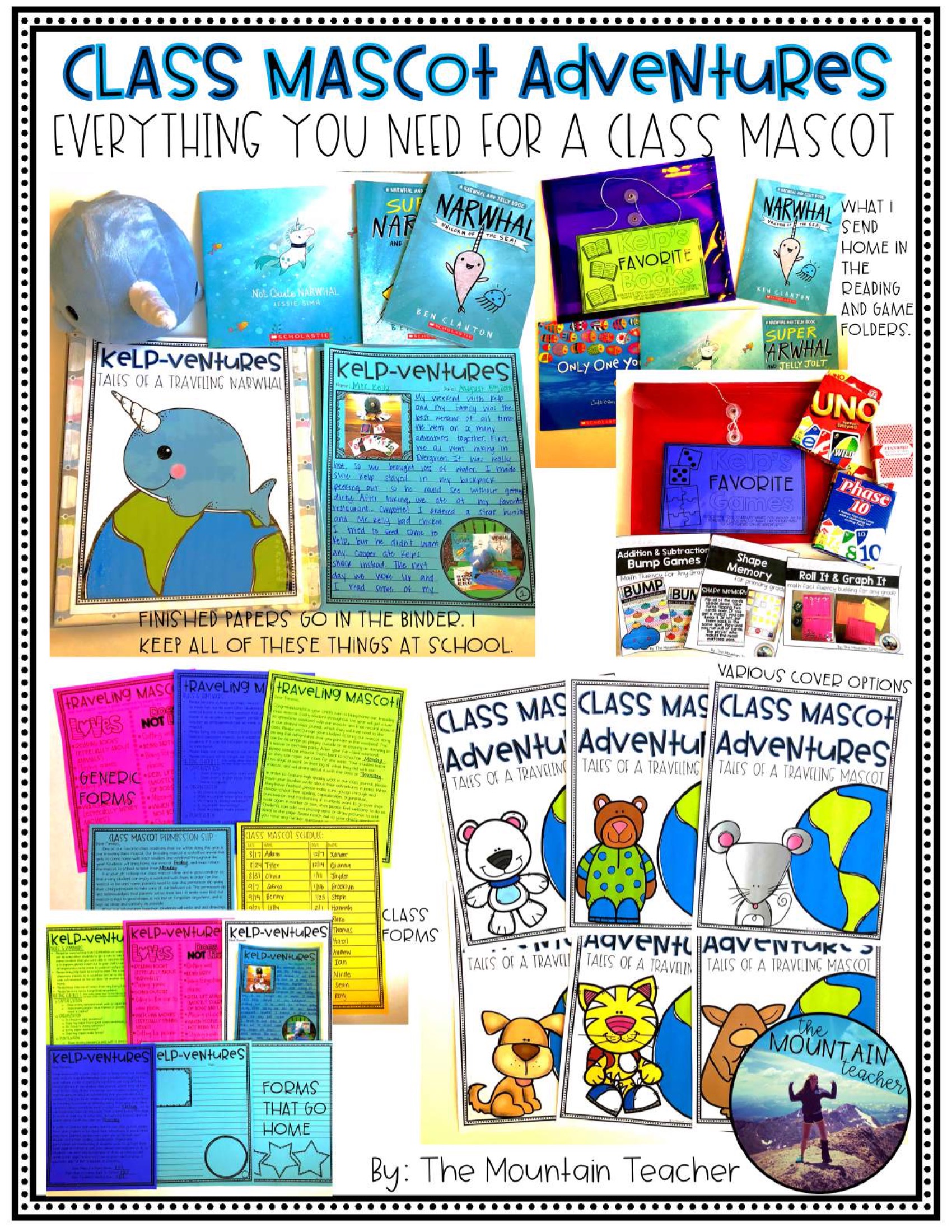 Traveling Class Mascot with Traveling Journal | Classroom Community ...