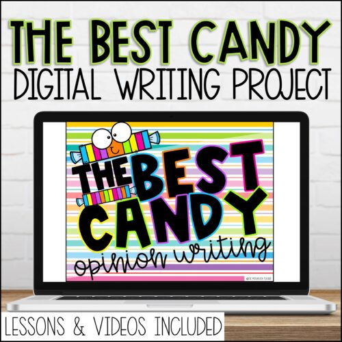 Digital Best Candy Google Slides Persuasive Writing Prompt and Videos ...