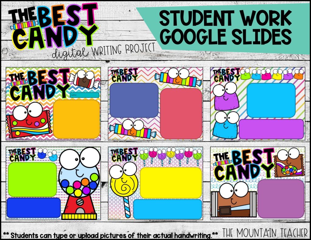 Digital Best Candy Google Slides Persuasive Writing Prompt and Videos ...