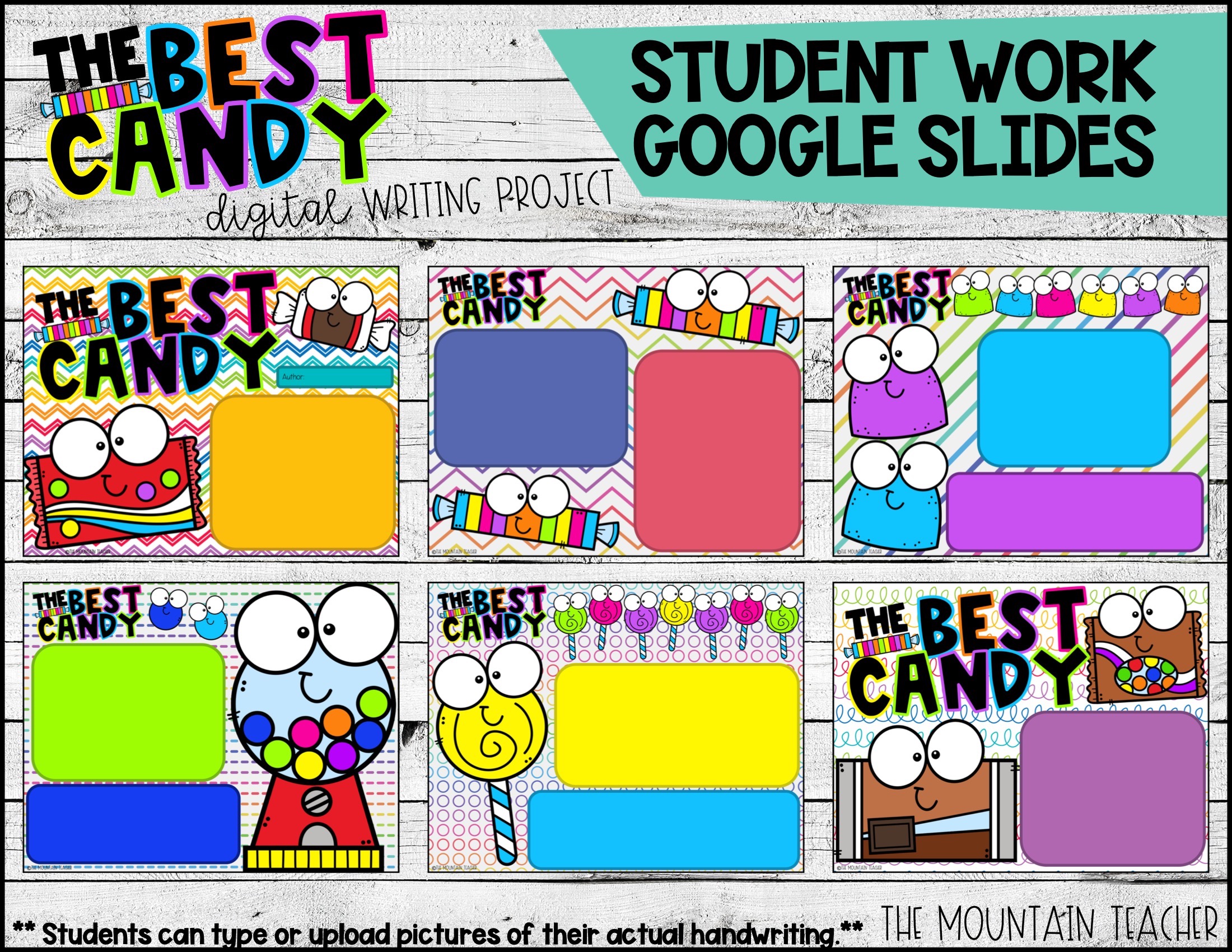 Digital Best Candy Google Slides Persuasive Writing Prompt and Videos ...