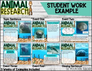 Animal Research Project | Google Slides Informative Writing Prompt with ...