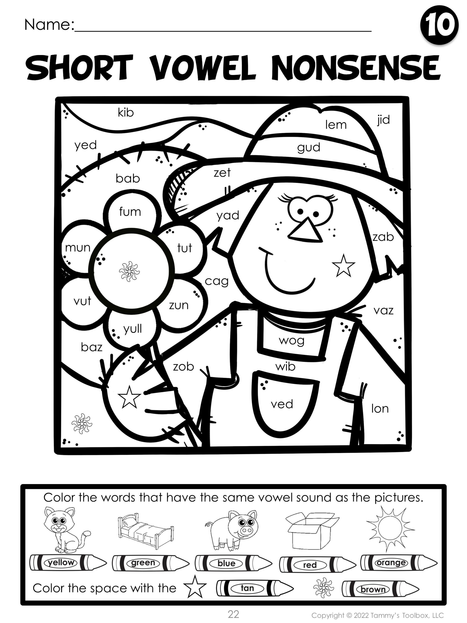 Fall Color by Code Phonics Sounds - Made By Teachers