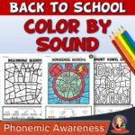 Back to School Color by Code Phonics Activities | Made By Teachers