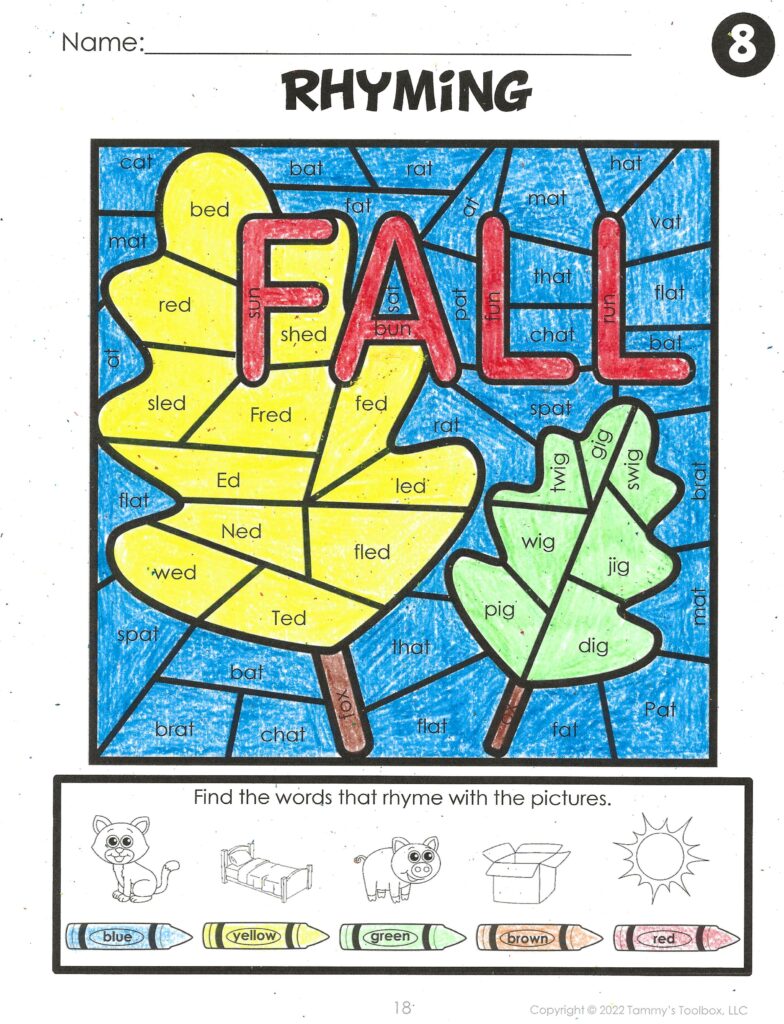 Color by Code Phonics Coloring Page Bundle - Made By Teachers