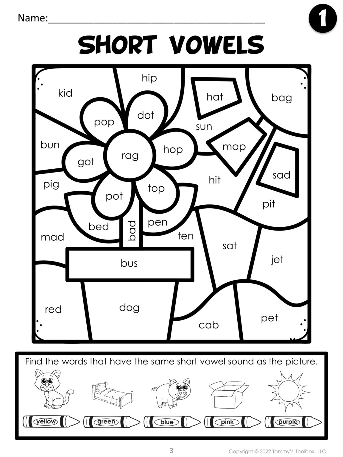 Color by Code Phonics Coloring Page Bundle - Made By Teachers