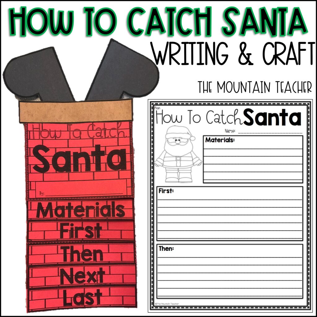 How To Catch Santa Writing Template and Activity - Made By Teachers
