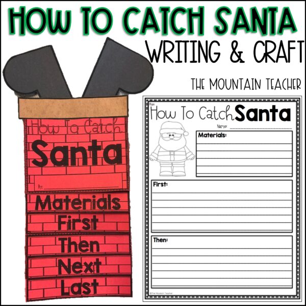 How To Catch Santa Writing Template and Activity | Made By Teachers