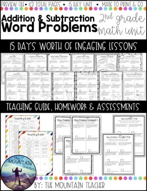 Addition and Subtraction Word Problems Worksheets | Printable and ...